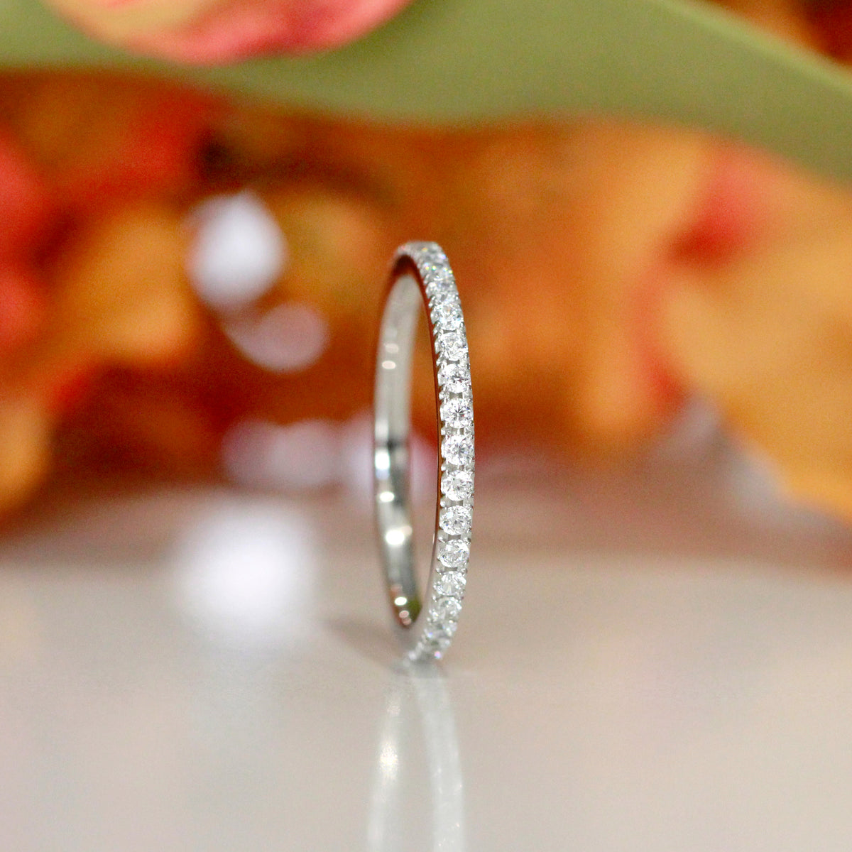 Full Pavé Wedding Band – Besbelle Jewels